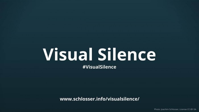 Visual Silence in Presentations